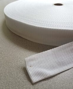 Nylon Webbing, 1 1/2" wide, white - Studio Kat Designs