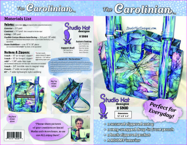 PPC32: the Carolinian Pattern Cover Reveal - Studio Kat Designs