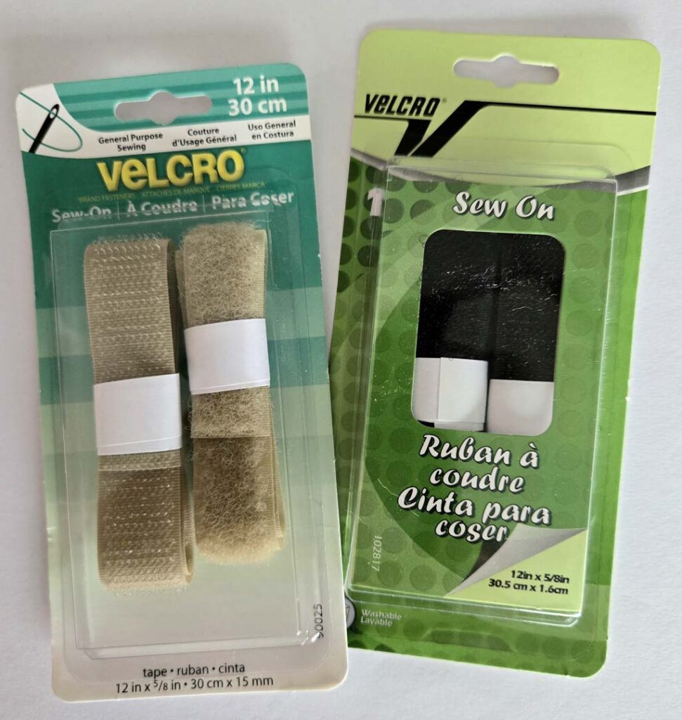 Velcro, 12" X 5/8" wide, 2 colors - Studio Kat Designs